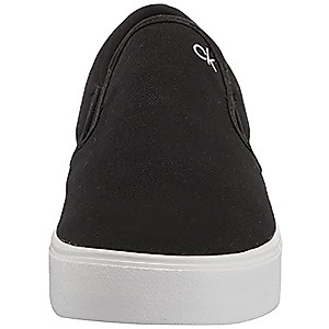 Calvin Klein Men's RYOR Sneaker, Black Canvas 962, 8