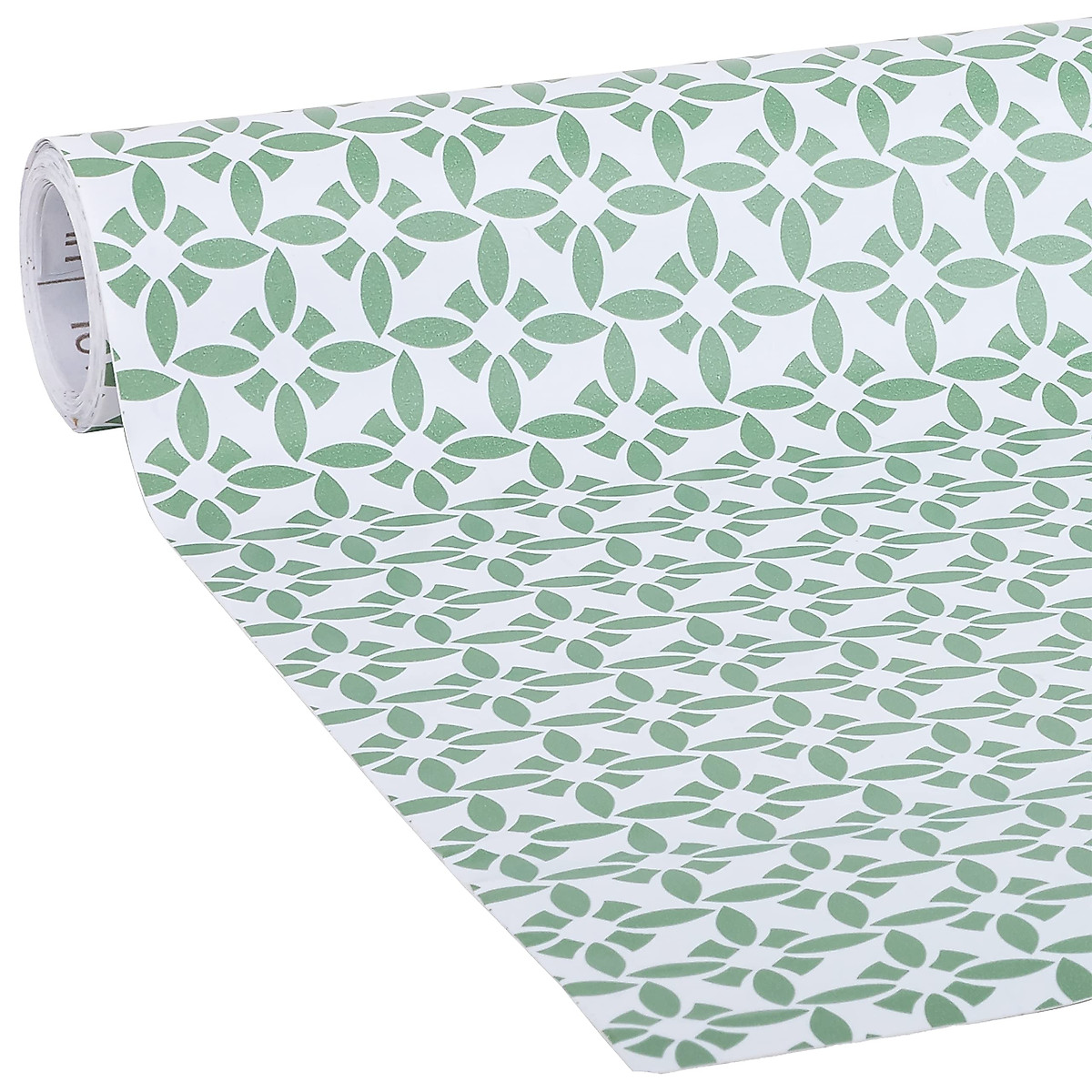 Duck Brand EasyLiner Adhesive Prints Shelf Liner, Fern Starburst, 6 Pack, 20 in. x 15 ft. (287756)