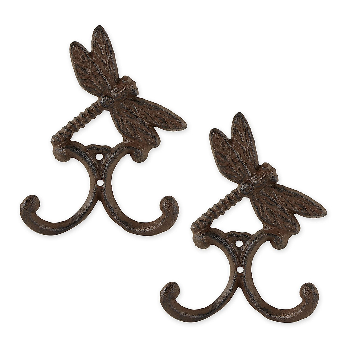 Accent Plus Dragonfly Wall Hook (Set of 2)