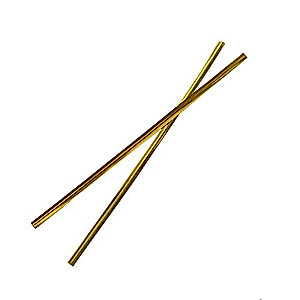 Leline's Metallic Twist Ties, 100 pieces 6 inches Bag Ties, Cable Tie for Candy Bag, Cello Treat Bag, Christmas Party Decoration, Gold