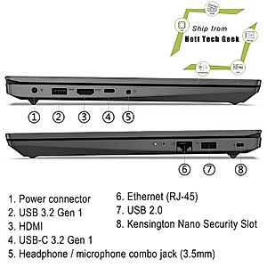 Lenovo 2023 V15 G3 15.6" FHD Business Laptop Computer, 12th Gen Intel 10 Cores i5-1235U (Beat i7-1195G7), 24GB DDR4 RAM, 2TB PCIe SSD, 802.11AC WiFi, Bluetooth 5.1, Windows 11 Pro, AZ-XUT Cable