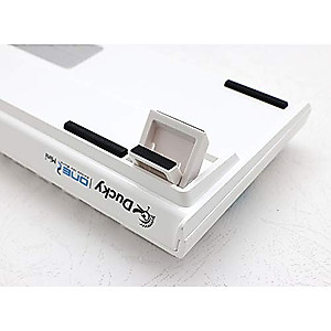 Ducky One 2 Mini Pure White - RGB LED 60% Double Shot PBT Mechanical Keyboard (Cherry MX Blue)