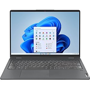 LENOVO 2023 Newest Flex5 16" 2560x1600 Touchscreen 2-in-1 Laptop, 12th Intel i7-1255U 10-Core, Iris Xe Graphics, 16GB RAM 1TB NVMe SSD, WiFi6, Thunderbolt4, Backlit Keyboard, Fingerprint, Win11 Pro
