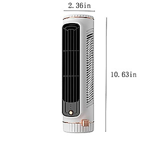 Evaporative A𝐢r Cooler, Portable A𝐢r Conditioner USB Cooler Fan, Household Dormitory Office Desktop Humidification Electric Fan for Office Bedroom Travel Camping (WH)