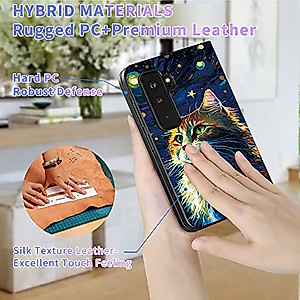 RYUITHDJP for Microsoft Surface Duo 2 Case 8.3" Cat Design for Microsoft Surface Duo 2 Phone Case Stylish Shockproof Cover