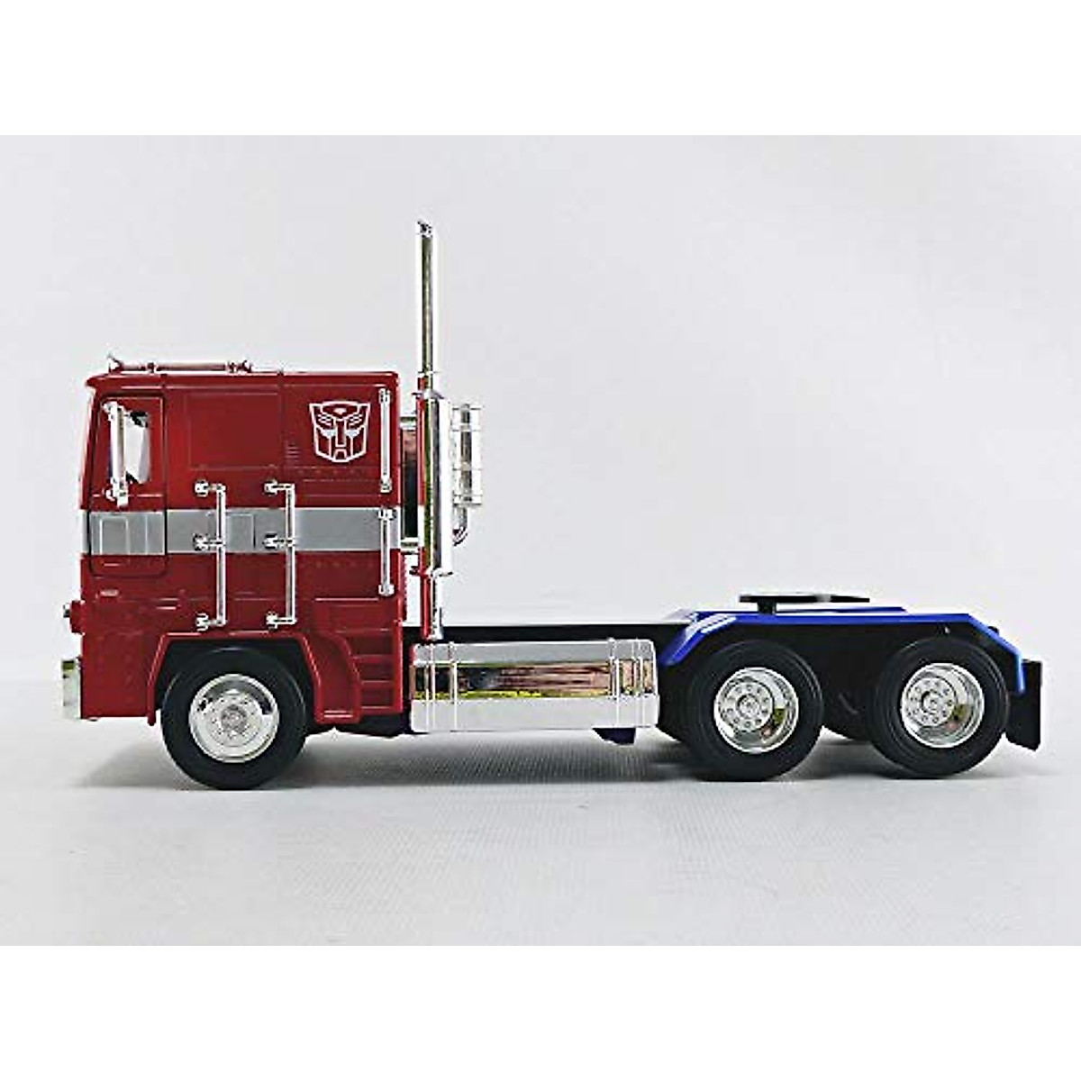 Jada Toys Transformers G1 Optimus Prime Truck with Robot on Chassis Die-cast Car