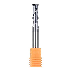 SpeTool 5PCS 2 Flutes Square Nose End Mill Set Power Milling Machine Carbide Upcut CNC Router Bits Tiain Coated, 1/4 inch Shank, 2 1/2 inches Long Overall…