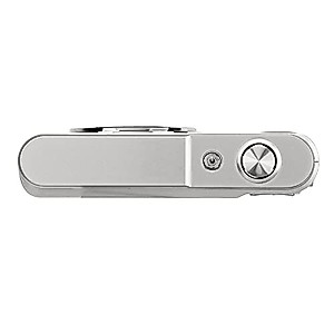 Pocket Camera, Portable Digital Camera Eye Protection Screen Prevents Shaking Stylish 48MP US Plug 16X Zoom 100-240V for Photography (Silver)