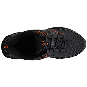 Saucony Men's Excursion TR14 Running Shoe, Black/Orange, 11 W
