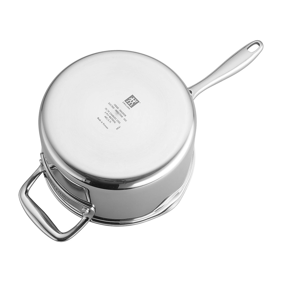 ZWILLING Clad CFX 4-qt Stainless Steel Ceramic Nonstick Saucepan