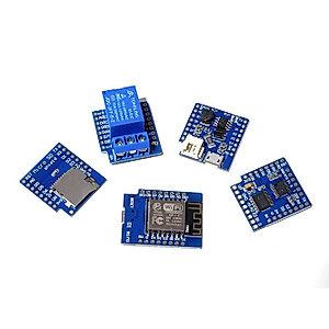 CANADUINO® 3 x WEMOS D1 Mini Compatible ESP8266 Dual Base