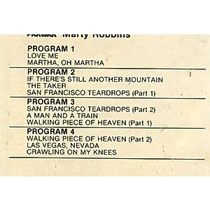 MARTY ROBBINS: Self-Titled -22953 8 Track Tape