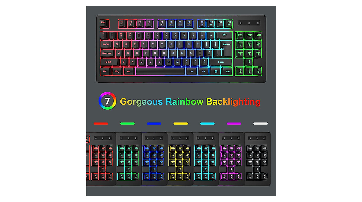 BlueFinger Wireless Gaming Keyboard and Mouse Combo