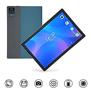 Android 12 Tablet 10.1 Inch Tablet, Octa Core CPU 12GB RAM 256GB ROM, Support 4GLTE, 5G WiFi, Dual Card Dual Standby, 8MP Front and 16MP Rear Cameras (Blue)