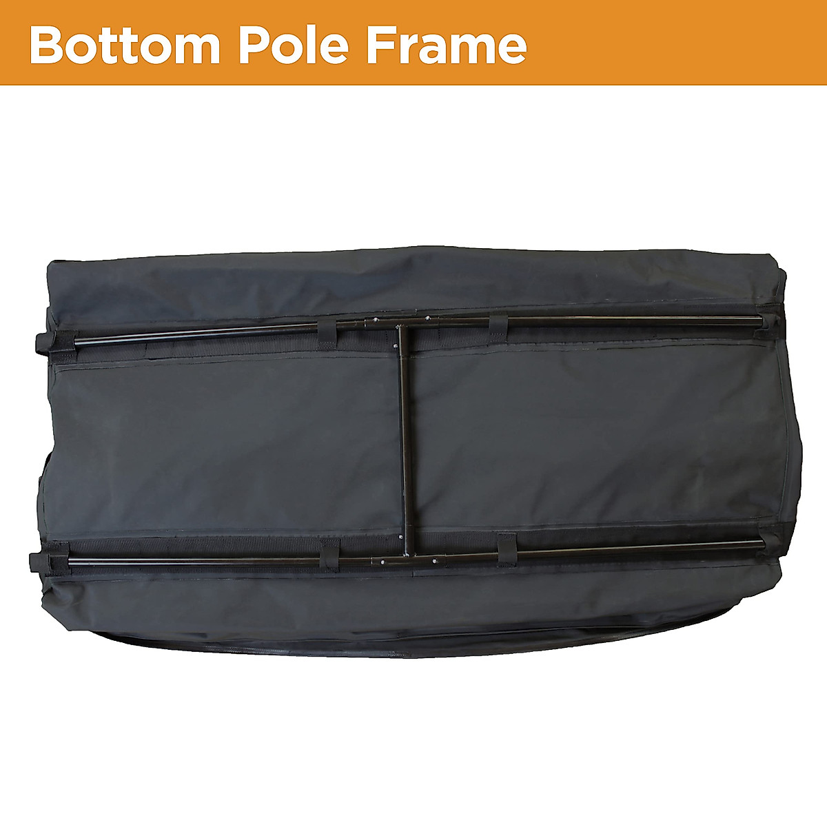 Rightline Gear Waterproof Rear Car Cargo Carrier Bag, Attaches With Or Without Roof Rack, 13 Cubic Feet, Black