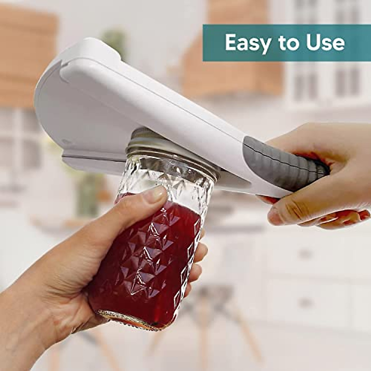 Ophaq Jar Opener, Jar Bottle Opener, Jar Lid Opener Tool, Jar Lid Opener for Seniors & Weak Hands, Under Cabinet Jar and Bottle Opener Tool, Jar Opener for Weak Hands Or Seniors With Arthritis
