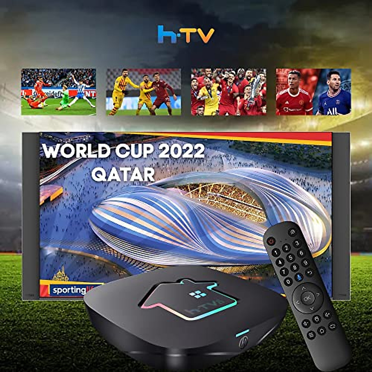 2023 Newest H8 HTV 8 Box IPTV Brazil Brazilian More Videos Quad Core Andorid 9.0 8K HDR Image Android 9 HDMI 2.0 LAN Multi-Media