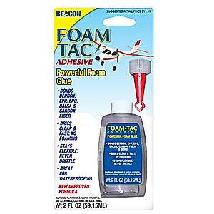 Beacon Foam Tac Adhesive Foam Glue 2 Ounce Carded