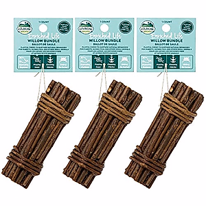 Oxbow 3 Pack of Enriched Life Willow Bundle Small Animal Chew Toys