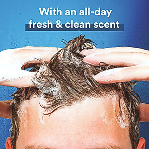 Suave Men 3-in-1 Shampoo Conditioner Body Wash Citrus Rush for Gentle Cleansing and Conditioning Mens Shampoo 3 in 1 Formula with Keratin and Glycerin 28 oz