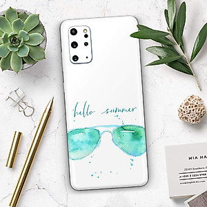 DesignSkinz Hello Summer Sunglasses Protective Vinyl Decal Wrap Skin Cover Compatible with The Samsung Galaxy S20 (Screen Trim & Back Glass Skin)