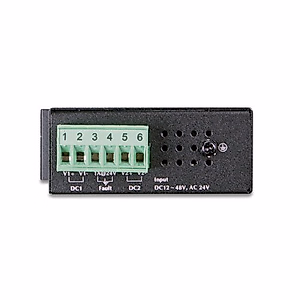 Planet ISW-500T IP30 Compact Size 5-Port 10/100TX Industrial Fast Ethernet Switch (-40~75 degrees C)