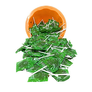 Caramel Apple Tootsie Pops Bulk Lollipops Suckers Filled With Chewy Tootsie Roll Candy Single Flavor Value Pack In Resealable Bag 4 lbs (64 Oz) 100+Pcs