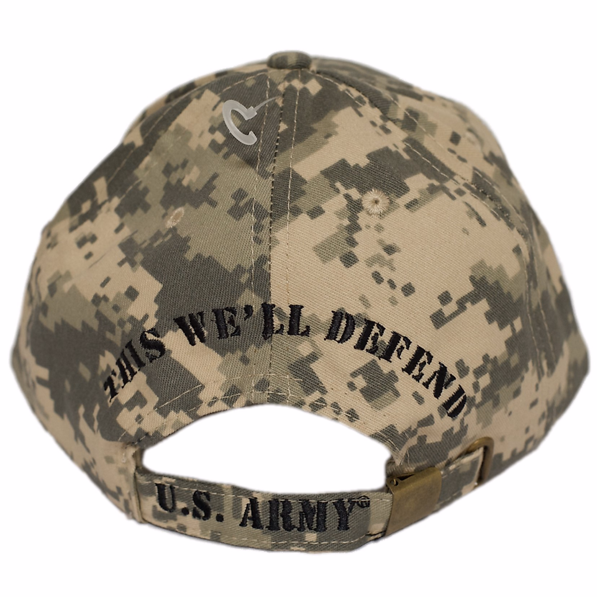 U.S ARMY STAR CAMOUFLAGE CAMO DIGITAL MILITARY BASEBALL 3D EMBROIDERED CAP HAT