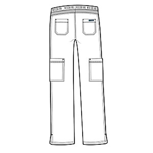 Med Couture Women's Yoga Pull-On Pant with 7 Pockets Ultra-Soft Rib-Knit Waistband and 2-Way Stretch Technology - MC7739, S, Lilac