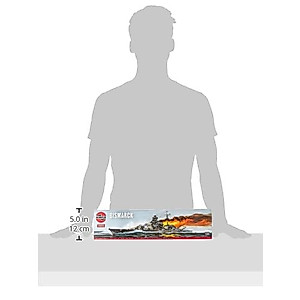 Airfix Bismarck 1:600 Vintage Classics Military Naval Ship Plastic Model Kit A04204V