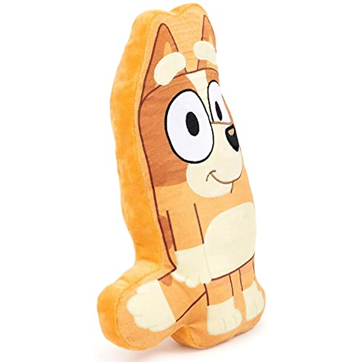 Bluey Bingo Shaped Decorative Pillow - Kids Super Soft Throw Plush Pillow - Measures 14 Inches (Official Bluey Product)