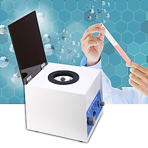 TOPQSC Electric Lab Benchtop Centrifuge, 4000rpm Speed Desktop Machine 6 Tubes x 20ml, with Timer 0-60min and Speed Control