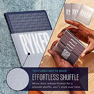 Ryker Sleeves Standard American Size - Trading Card, Card Game Sleeves and Board Game Sleeves (100 Qty, Clear, 56x87 mm)