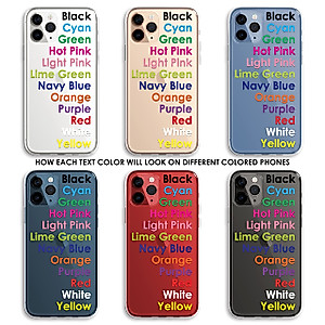 Case Charming Custom Case for iPhone 15 Pro Max 14 Plus 13 mini 12 11 Xs Xr X 10s 10r 10 8 7 Se Personalize Handwriting Name Monogram Clear Phone Cover Slim Soft