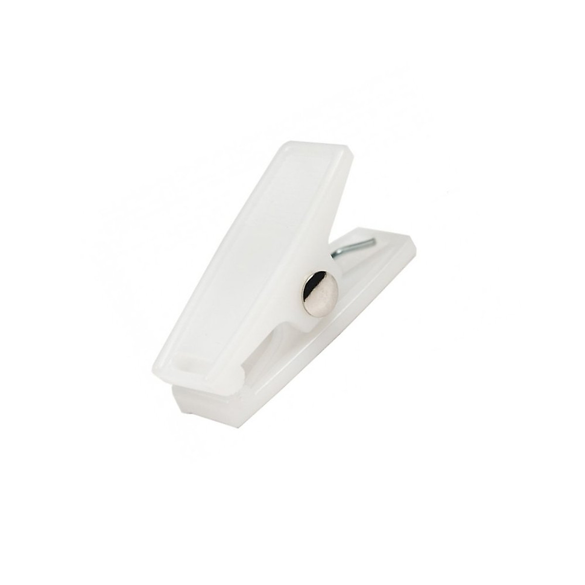 NAHANCO Fitting Clips 12 Plastic Fitting Clips for Alterations, White (Pack of 12)