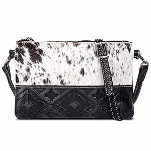 Montana West Wallet Purses for women Crossbody Cellphone Case with Cute Embossed design, Western Wristlet Handbags RLH-024BK