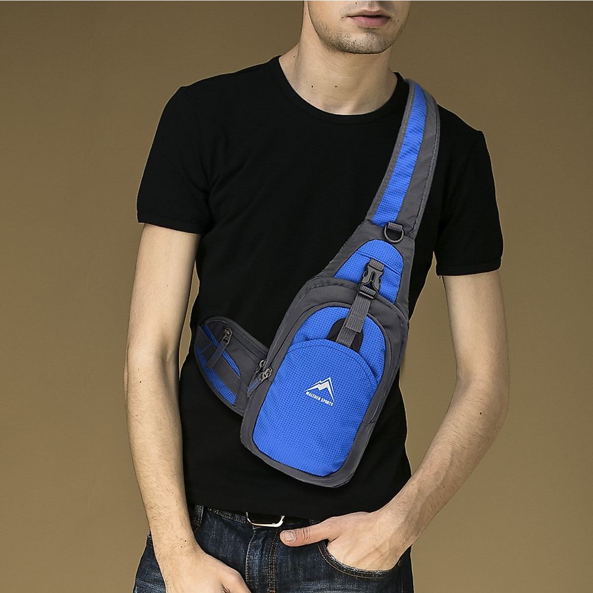 Sling Bag, Shoulder Backpack Chest Pack Causal Crossbody Daypack for Women and Men