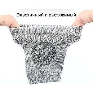 Hidetex Baby Leg Sleeve for Crawling – Infant Kneepads,Elastic Leg Warmers, Anti-Slip Leg Protector for Unisex Baby(5 Pairs) (Model 1)