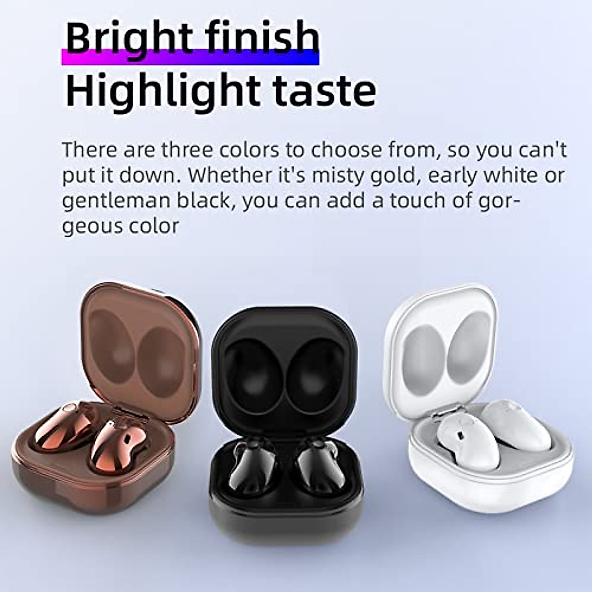 Earphones Bluetooth Wireless, Wireless Headphones Bluetooth 5.1 Headphones with Microphone Bluetooth Earphone Stereo Headset for Mobile Phone