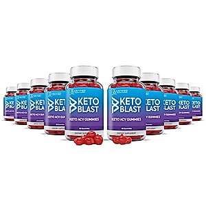 (10 Pack) Keto Blast Gummies 1000MG ACV with Pomegranate Juice Beet Root B12 600 Gummys