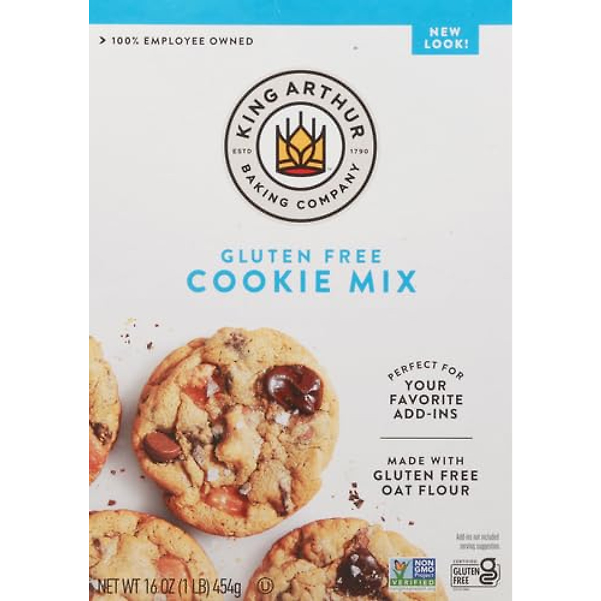 King Arthur Baking Company, Cookie Mix, Gluten-Free Oat Flour, 16 Oz, 1 Count