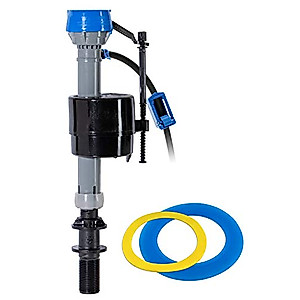 Fluidmaster K-400H-001-P5 Performax High Performance Toilet Fill Specialty Flush Valve Seals Repair Kit Multi color