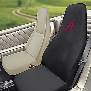 FANMATS 14976 Alabama Crimson Tide Embroidered Seat Cover