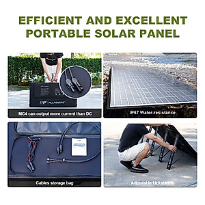 ALLPOWERS Solar Generator with Panels Included 2000W Portable Power Station with Portable Solar Panel 400W, Solar Power for Van House Outdoor Camping Emergency