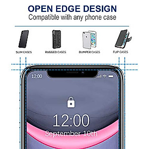 Arae Screen Protector for iPhone Xr/iPhone 11, HD Tempered Glass, Anti Scratch Work with Most Case, 6.1 inch, 3 Pack