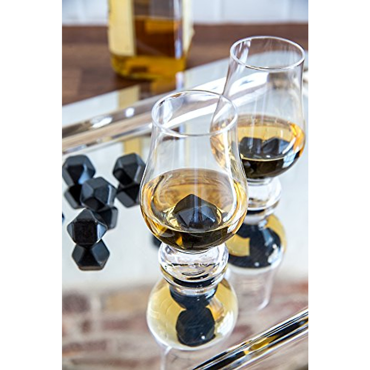 Outset Chillware Whiskey Stones, Granite, Set of 9
