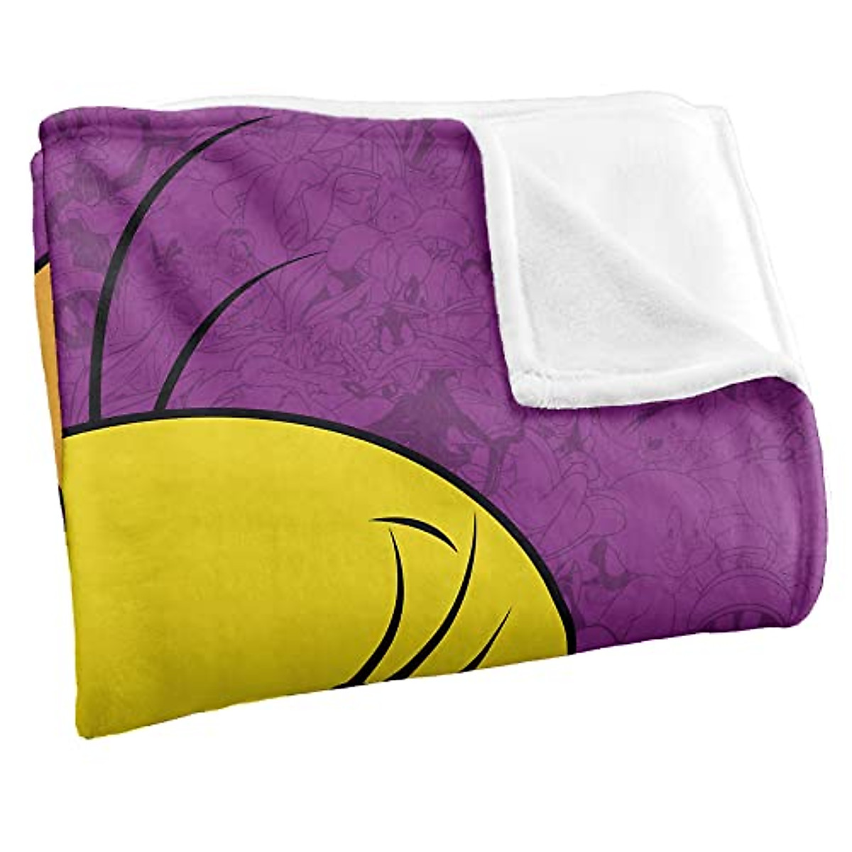 Looney Tunes Blanket, 50"x60", Tweety Bird Character Silky Touch Super Soft Throw