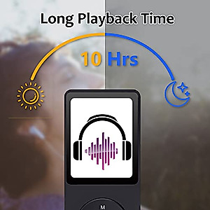 32GB MP3 Player with Bluetooth, Leguwu Portable MP3 Hi-Fi Music Players with Speaker, Multimedia Player with FM Radio, Video, Alarm Clock for Kids, Long Playback Time | Including Earphones