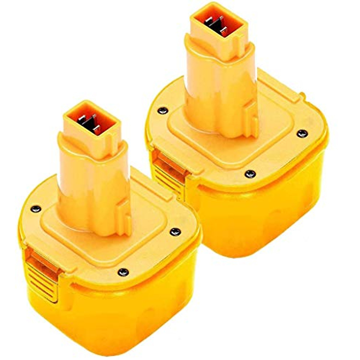 VANON [Upgrade to 4800Ah 9.6V DW9062 Ni-MH Replace for Dewalt 9.6Volt Battery DW9061 DW926 DC750KA DW955K DW955 DW926K-2 DW926K DW902 DW050 DE9062 DE9061 DE9036 DW955K-2 DW050K(2Pack,Yellow)
