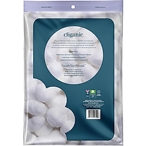 Cliganic Super Jumbo Cotton Balls (200 Count) - Hypoallergenic, Absorbent, Large Size, 100% Pure (Packaging May Vary)